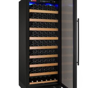 Allavino 24" Wide Vite II Tru-Vino 99 Bottle Dual Zone Stainless Steel Right Hinge Wine Refrigerator