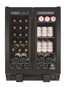 vinotemp el-bwc102-02 touch screen beverage wine cooler, black