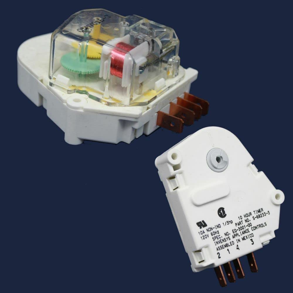 Refrigerator Defrost Timer WP68233-3 Replacement for Whirlpool