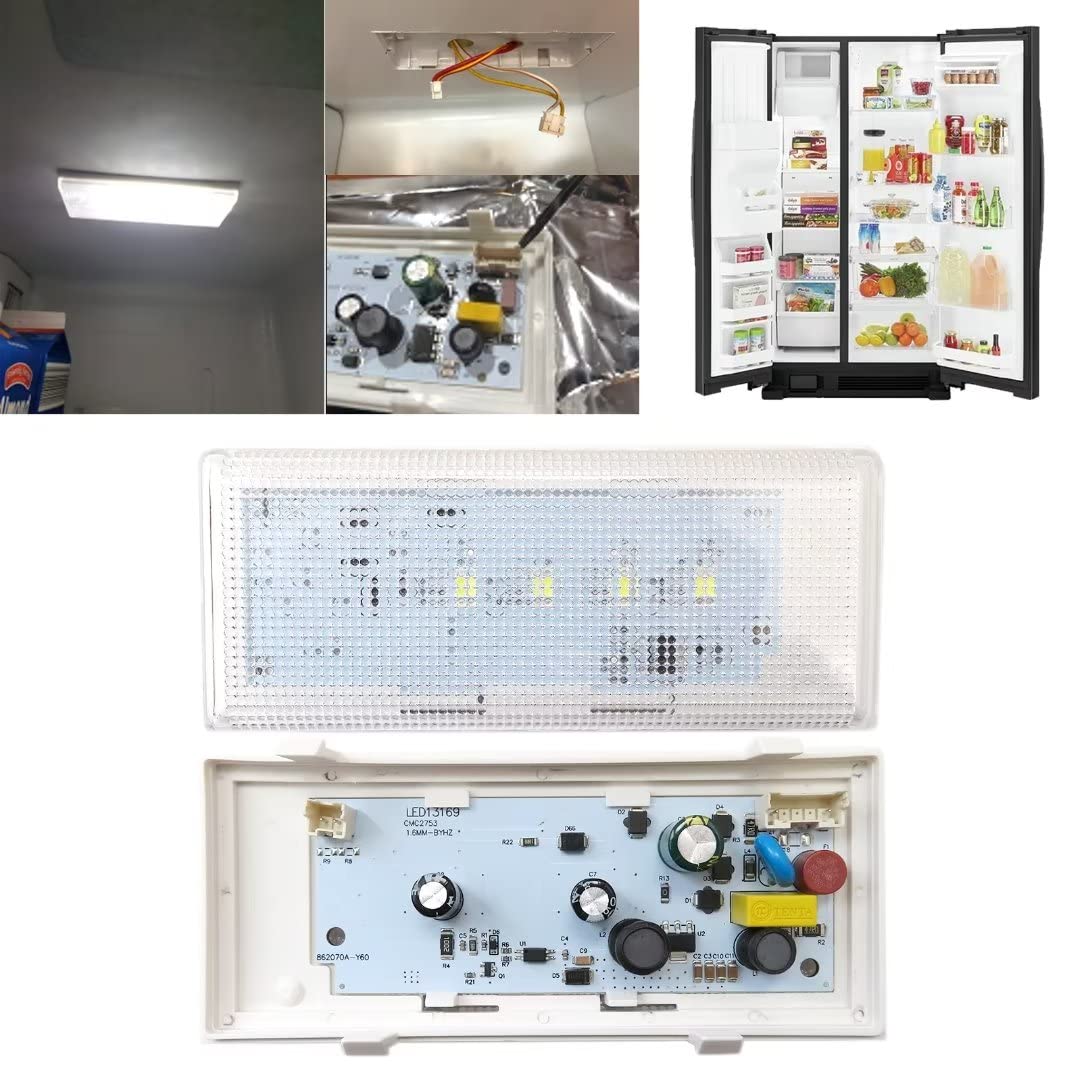 WPW10515058 (AP6022534) replaces W10515058 3021142 PS11755867 Refrigerator Freezer Led Light Replacement for WRS325FDAB01 REFRIGERATOR