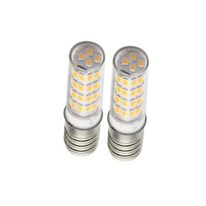 kzfuli 5304517886 refrigerator led bulb. compatible with 5304498578 keid28a kel2811 refrigerator. e17 wide voltage design 85v-265v 3.5w 2pcs (warm light)