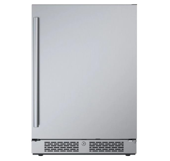 Avallon AFR242SSODRH 24 Inch Wide 5.66 Cu. Ft. Built-In Compact Outdoor Refrigerator with Right Hinge