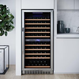 EdgeStar 101 Bottle 24" Built-In Dual Zone Wine Cooler