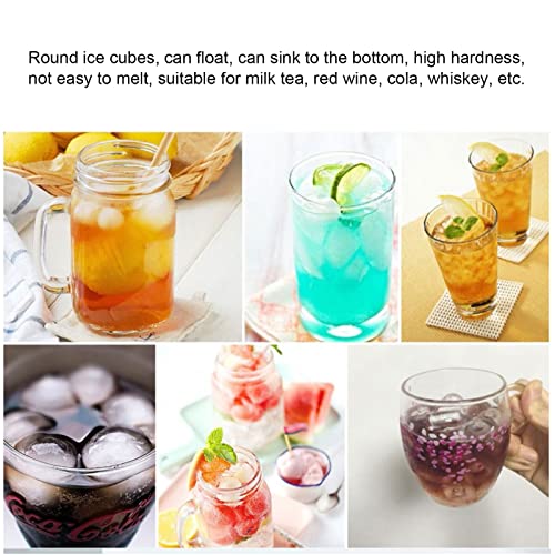 Countertop Ice Maker Machine, Portable Ice Makers, Make 9 Ice Cubes in 8 Mins, Ice Maker with Ice Scoop and Basket for Home Bar Office(US 110V)