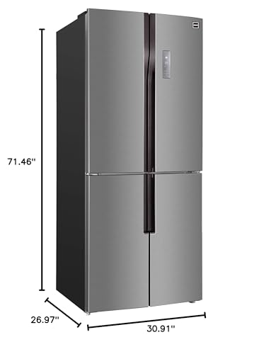 RCA RFR1500 Refrigerator, 15 cu ft, Stainless