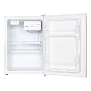 SPT RF-244W Compact Refrigerator, White, 2.4 Cubic Feet