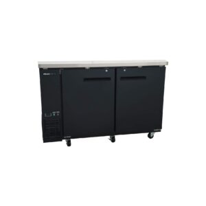 peakcold 2 door commercial back bar cooler; beer fridge; under counter refrigerator; 60" w