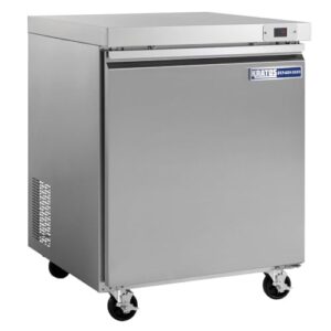 kratos refrigeration 69k-766 commercial 29"w undercounter freezer, 1 door