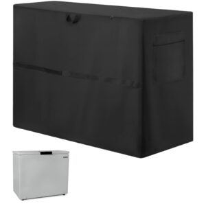 vohunt chest freezer cover,outdoor & indoor deep freezer cover,whterproof dustproof freezers cover for compact chest freezer 7.0 cubic feet freezer cover(32.6’’l x 22’’w x 34’’h)