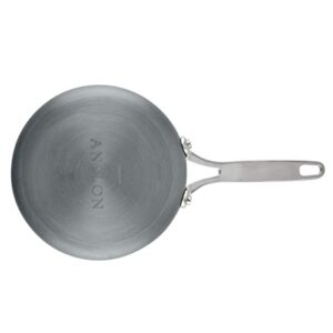 Anolon Hard Anodized Nonstick Mini Skillet/Frying/Egg Pan, Stainless Steel Handle, (6.5"), Gray