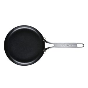 Anolon Hard Anodized Nonstick Mini Skillet/Frying/Egg Pan, Stainless Steel Handle, (6.5"), Gray