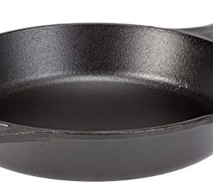 Lodge 10 Inch Cast Iron Chef Skillet. Pre-Seasoned Cast Iron Pan with Sloped Edges for Sautes and Stir Fry.