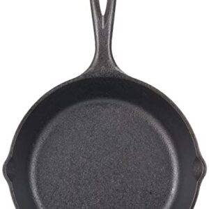 Lodge 10 Inch Cast Iron Chef Skillet. Pre-Seasoned Cast Iron Pan with Sloped Edges for Sautes and Stir Fry.