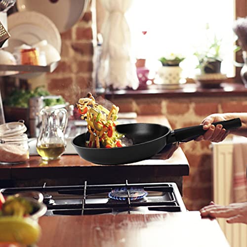 Sakuchi Nonstick Frying Pan 11 Inch, Skillet Non Stick for Induction Cooktop, Cooking Pan with Bakelite Handle, Black