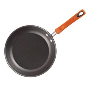 Rachael Ray Brights Nonstick Frying Pan Set / Fry Pan Set / Skillet Set - 9.25 Inch and 11 Inch, Orange