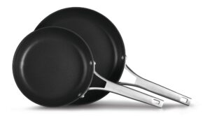 calphalon 2029637 premier hard-anodized nonstick 2-piece 8 10-inch frying pan set 8/10 combo black