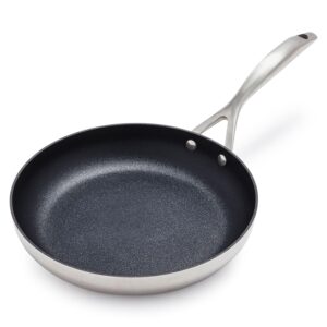 scanpan cs+ skillets, silver, aluminum, non-stick, 12-inch