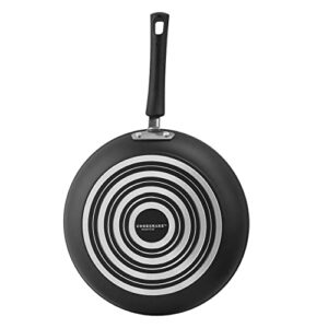 COOKSMARK Aluminum Nonstick Frying Pan Set 3-Piece 8-Inch 9.5-Inch and11-Inch,Dishwasher Safe Cookware Set