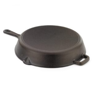 Mercer Culinary Pre-Seasoned Cast Iron Skillet, 12-Inch