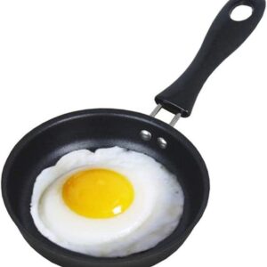 reiliva Egg Frying Pan Mini Nonstick Pan for Frying Eggs Pancake Skillets Omelet Pan 4.7-inch