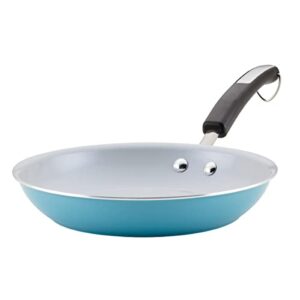 farberware ecoadvantage ceramic nonstick frying pan/skillet, 10 inch, aqua