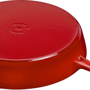 Staub Cast Iron 11-inch Traditional Skillet - Cherry, Made in France