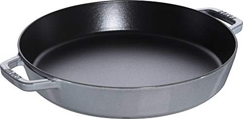 STAUB Cast Iron Frying Pan, Grey, 34 cm