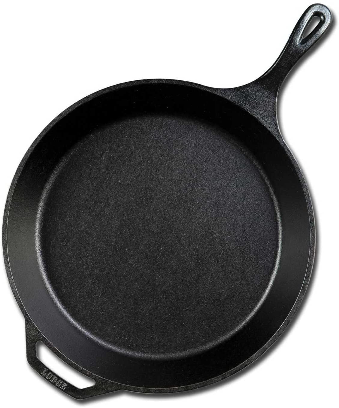 Lodge L14SK3 15-Inch Pre-Seasoned Cast-Iron Skillet & Silicone Hot Handle Holder - Red Heat Protecting Silicone Handle Cast Iron Skillets with Keyhole Handle