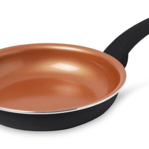 IKO Copper Ceramic Nonstick Frying Pan, Dishwasher Safe skillet, Soft Touch Handle Cookware