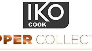 IKO Copper Ceramic Nonstick Frying Pan, Dishwasher Safe skillet, Soft Touch Handle Cookware