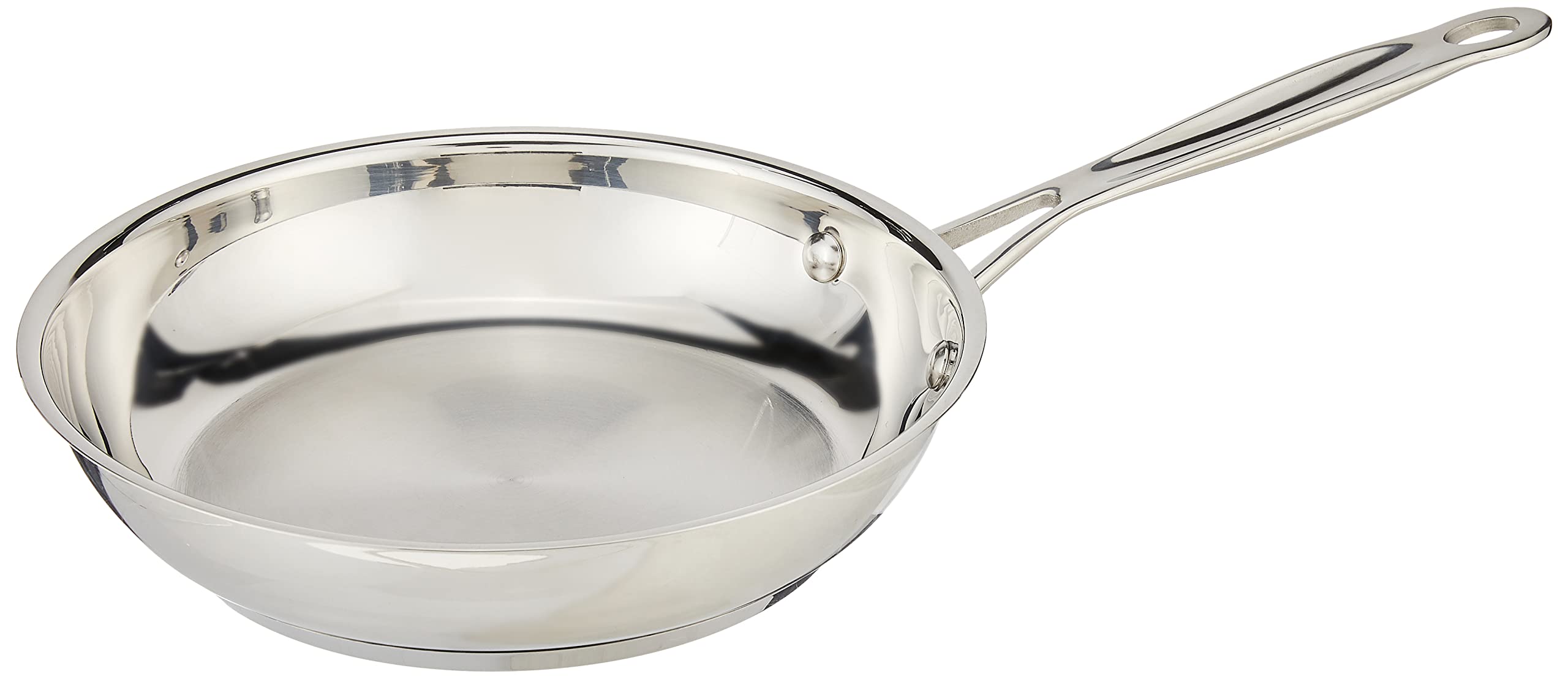 Cuisinart 722-24 10-Inch Chef's-Classic-Stainless-Cookware-Collection, Open Skillet & 722-20 8-Inch Chef's-Classic-Stainless-Cookware-Collection, 8", Open Skillet