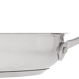 Cuisinart 722-24 10-Inch Chef's-Classic-Stainless-Cookware-Collection, Open Skillet & 722-20 8-Inch Chef's-Classic-Stainless-Cookware-Collection, 8", Open Skillet