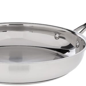 Cuisinart 722-24 10-Inch Chef's-Classic-Stainless-Cookware-Collection, Open Skillet & 722-20 8-Inch Chef's-Classic-Stainless-Cookware-Collection, 8", Open Skillet