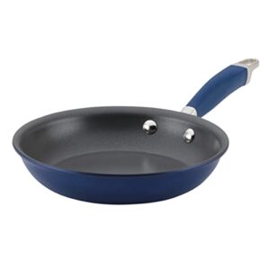 anolon advanced hard-anodized nonstick frying pan / nonstick skillet, 8 inch, indigo