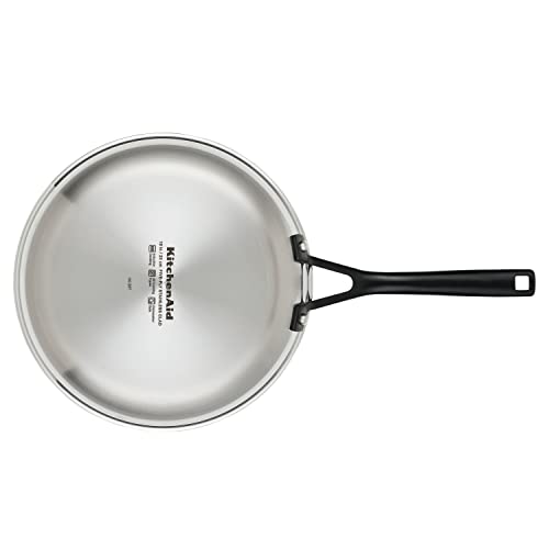 KitchenAid Polished Stainless Steel Frying Pan Set/Skillets