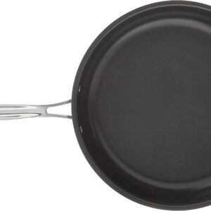 Cuisinart 622-30G Nonstick-Hard-Anodized, 12-Inch, Skillet w/Glass Cover & 622-30DF Chef's Classic 12-Inch Nonstick-Hard-Anodized, Deep Fry Pan w/Cover