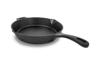 pit boss 68000 8" cast iron skillet, black