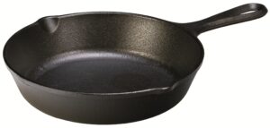 lodge heat enhanced and seasoned cast iron skillet, 8-inch