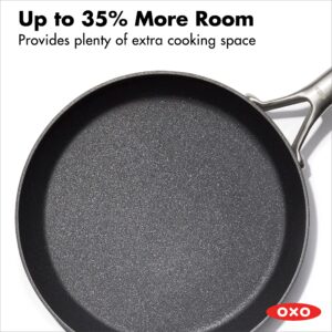 OXO Professional Hard Anodized PFAS-Free Nonstick Frying Pan and Skillet Set, Induction, Diamond reinforced Coating, Dishwasher Safe, Oven Safe