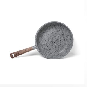 Phantom Chef 9.5" Frypan die-cast Aluminum with Granite Finish | PFOA Free | Nonstick Skillet | Induction Compatible | Egg-Omelet Frying Pans | Cookware Chef's Pan | Dishwasher and Oven Safe (Beige)