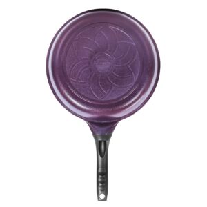 purplechef 10.5" "Perfect Pan Nonstick Frying Pan Omelet Skillet Cookware. INDUCTION COMPATIBLE