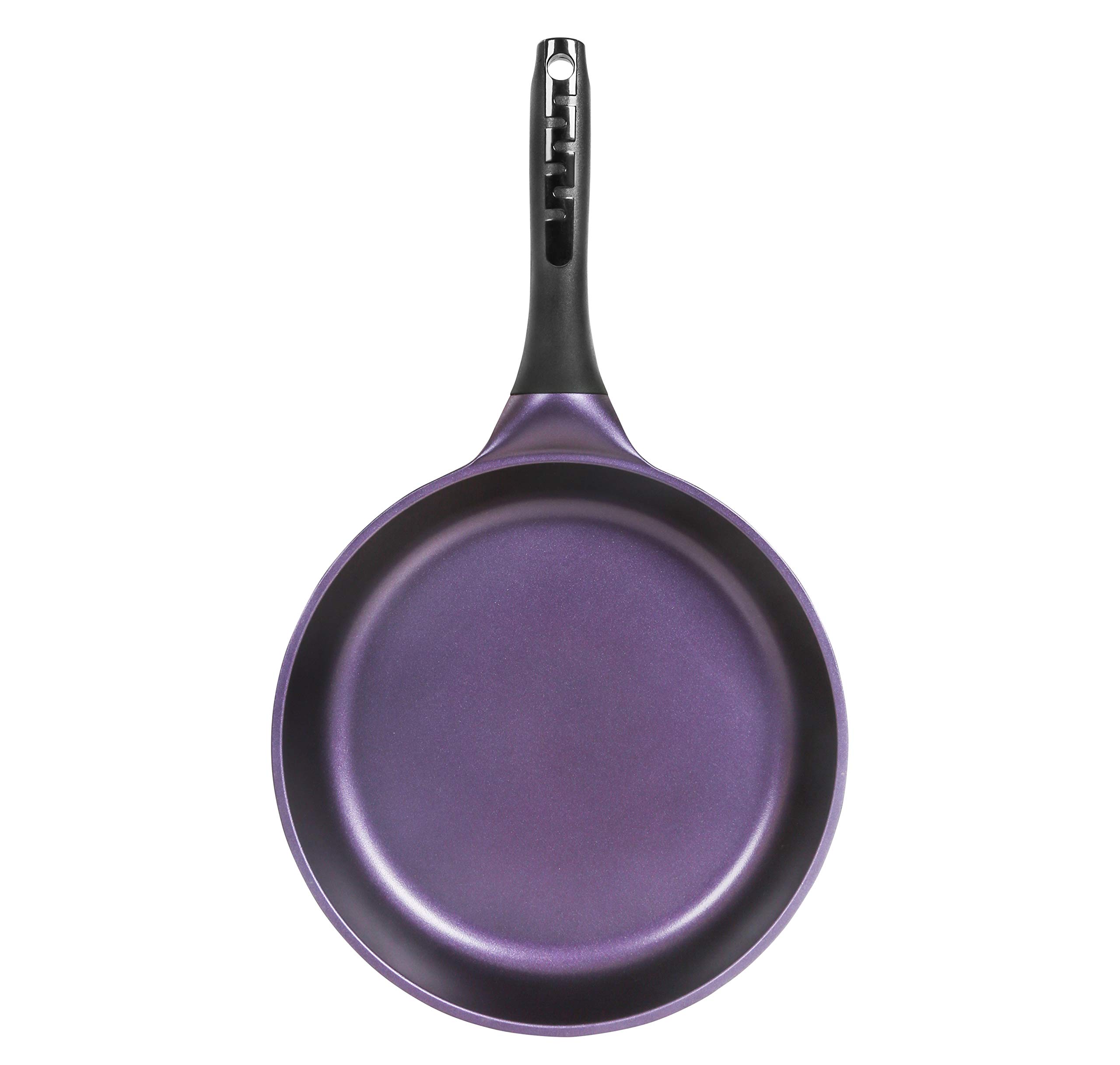 purplechef 10.5" "Perfect Pan Nonstick Frying Pan Omelet Skillet Cookware. INDUCTION COMPATIBLE