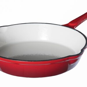 Eternal Living Enameled Cast Iron 8" Fry Pan Red