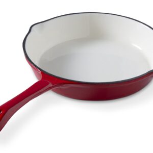 Eternal Living Enameled Cast Iron 8" Fry Pan Red