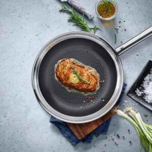 WMF frying pan coated Ø 24cm|black Profi Resist stainless steel handle multilayer material with honeycomb structure suitable for induction hand wash