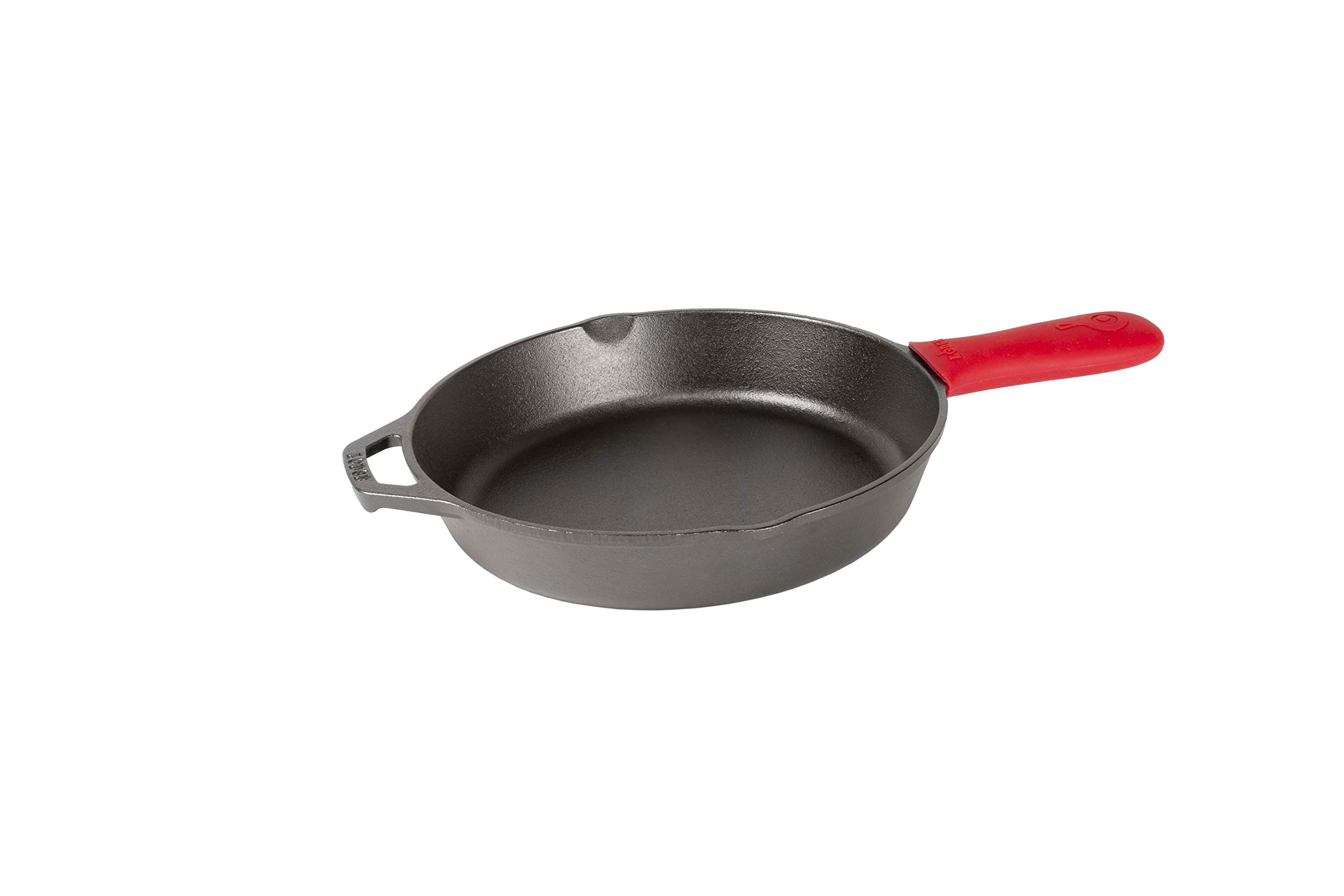 Lodge Cast Iron Skillet with Handle Holder and Pan Scrapers, 10.25-Inch