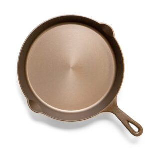 lancaster cast iron no. 10 skillet - 11-5/8-inch pre-seasoned heirloom pan - made in usa