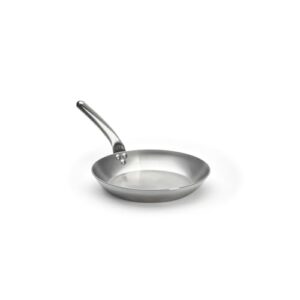 De Buyer 5130.28 Carbone Plus Round Frying Pan with Stainless Steel Cold Handle, 28 cm Diameter