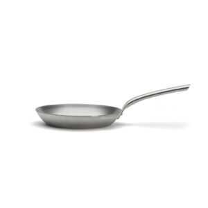 De Buyer 5130.28 Carbone Plus Round Frying Pan with Stainless Steel Cold Handle, 28 cm Diameter