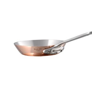 Mauviel M'Minis 1 mm Copper & Stainless Steel Mini Frying Pan With Stainless Steel Handle, 4.72-in, Made in France